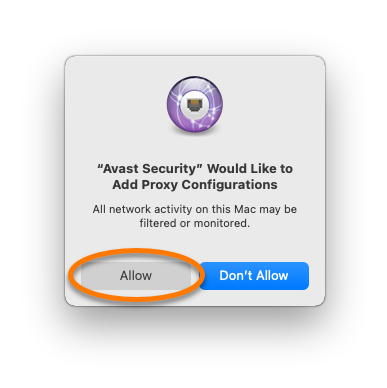 How to allow all protection permissions on macOS | Avast