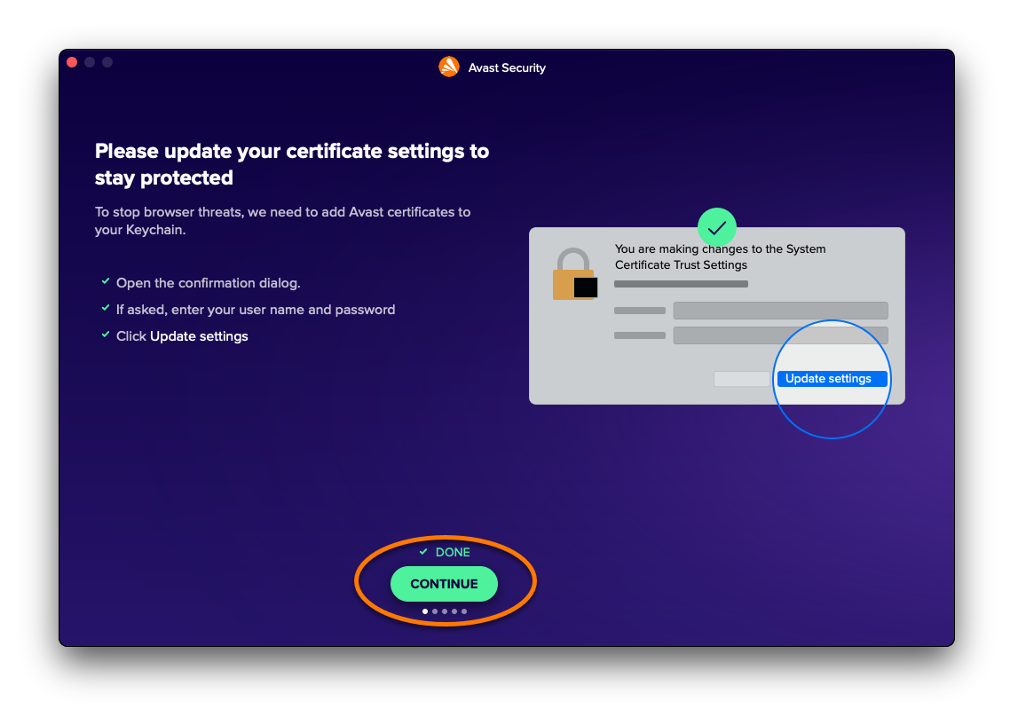 How to allow all protection permissions on macOS | Avast